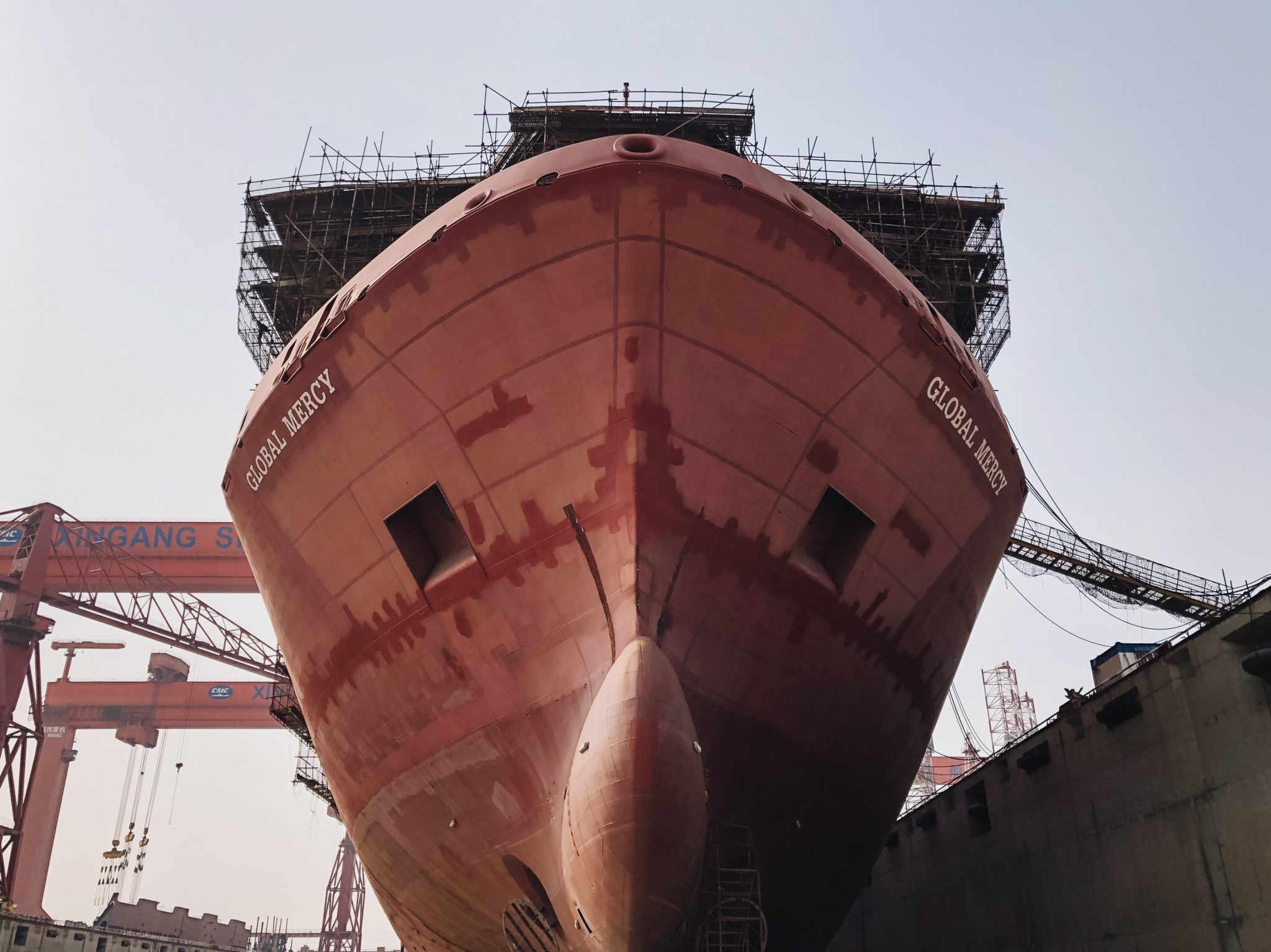 Bouw mee aan ons nieuwe ziekenhuisschip Global Mercy | Mercy Ships