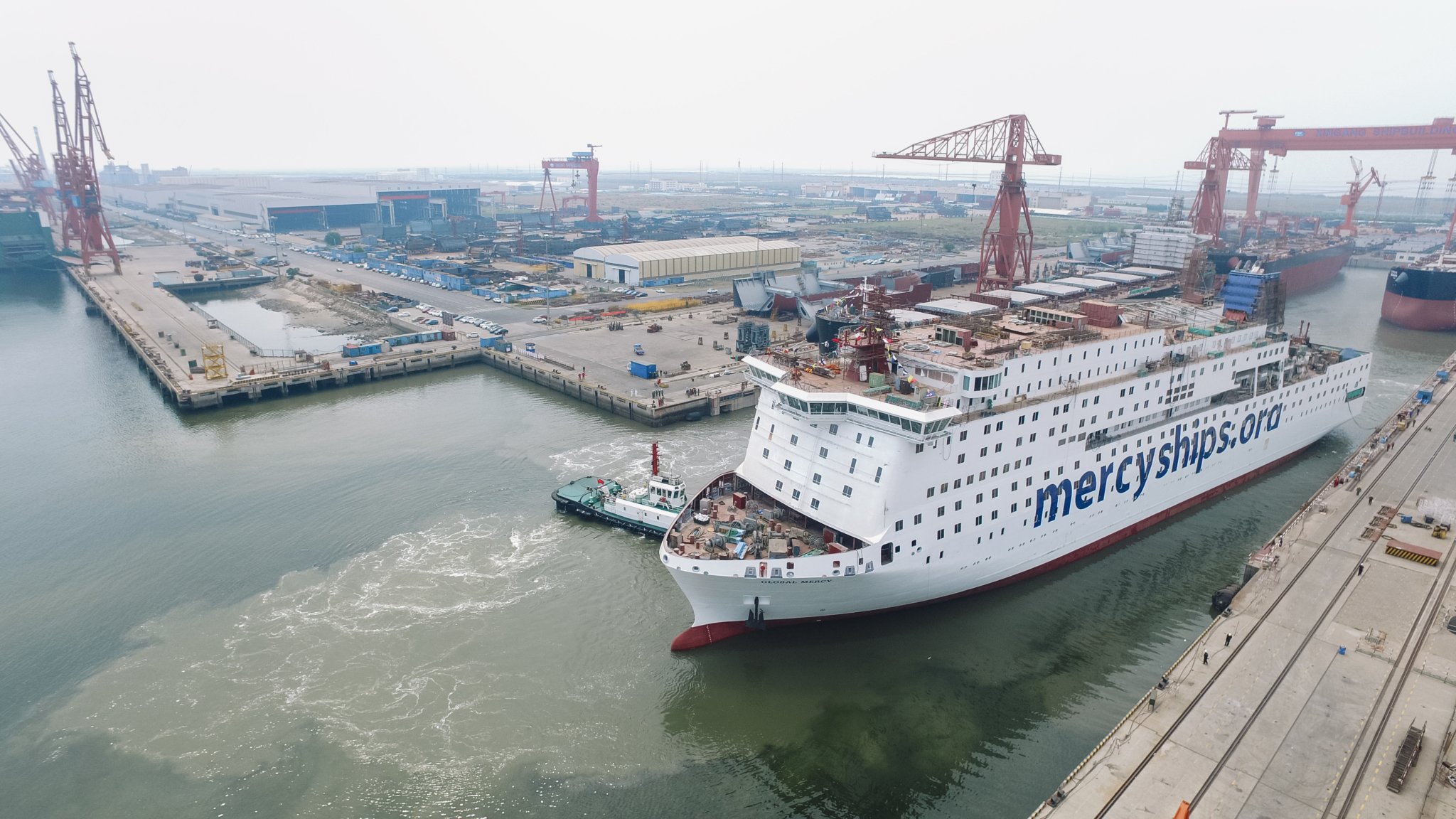 Bouw mee aan ons nieuwe ziekenhuisschip Global Mercy | Mercy Ships