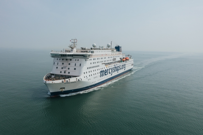 De Global Mercy: het nieuwe ziekenhuisschip van Mercy Ships